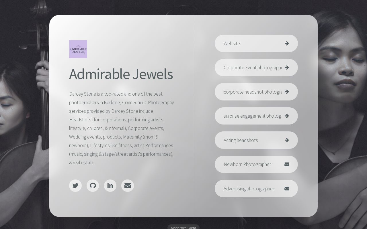 Darcey Stone Photography - Photographer in Connecticut